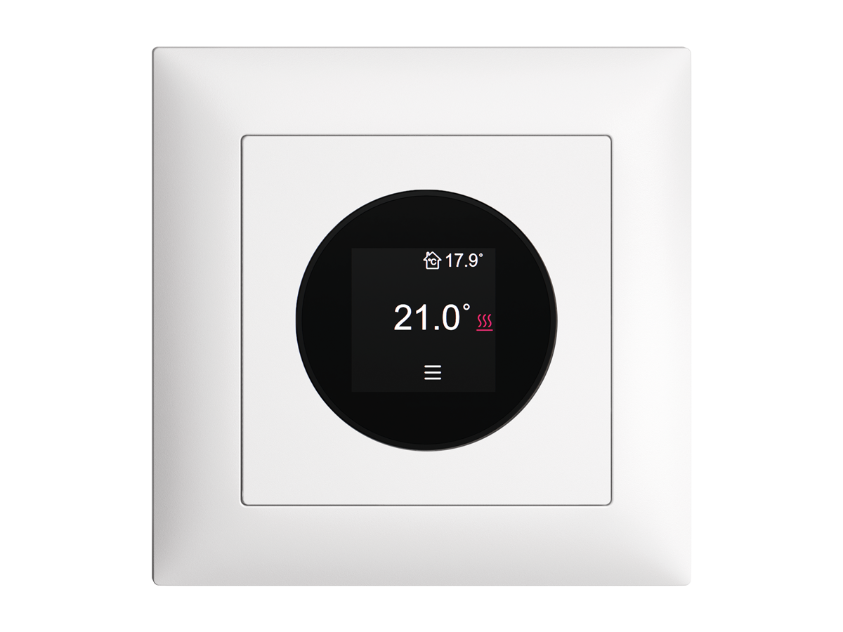 EDIZIOdue Matter Thermostat d'ambiance à enc. avec écran programmable ...