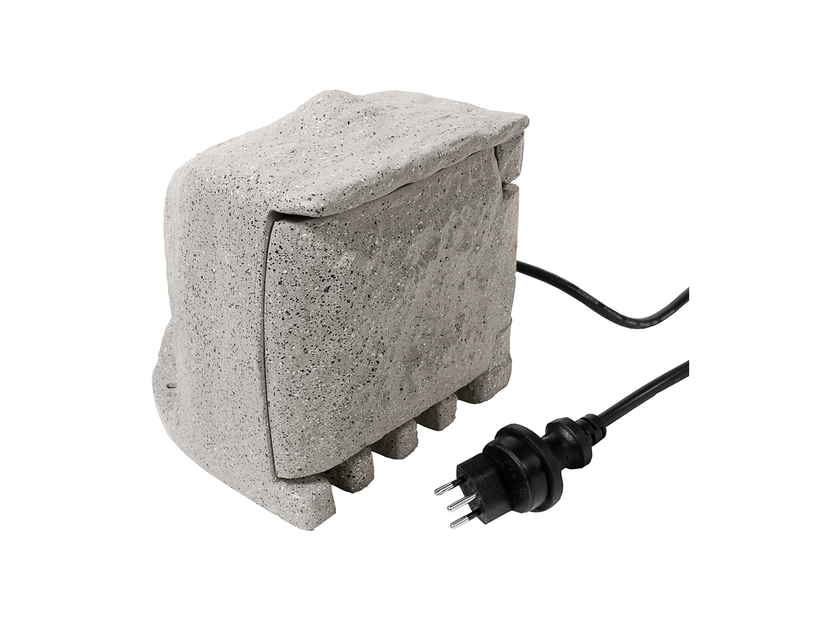 GardenLine Gartenstromverteiler Stone 4xT13 Gd 3x1.5mm2 3m mit Schalter ...