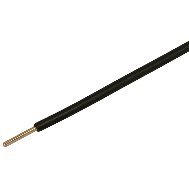 Fil-T 1.5mm² noir bague 20m - A. Steffen AG